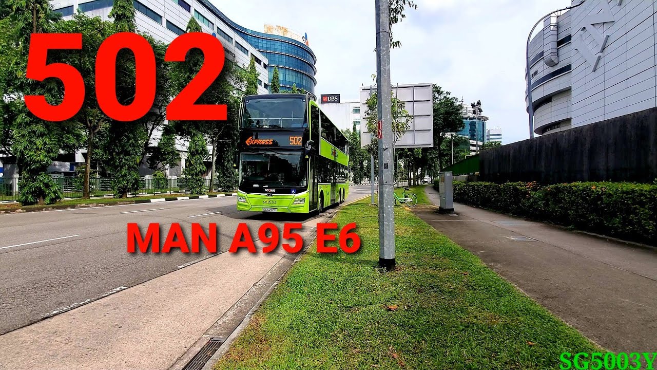 SBST Bus Services Express 502 [MAN ND232F A95 E6][Joyride] - YouTube