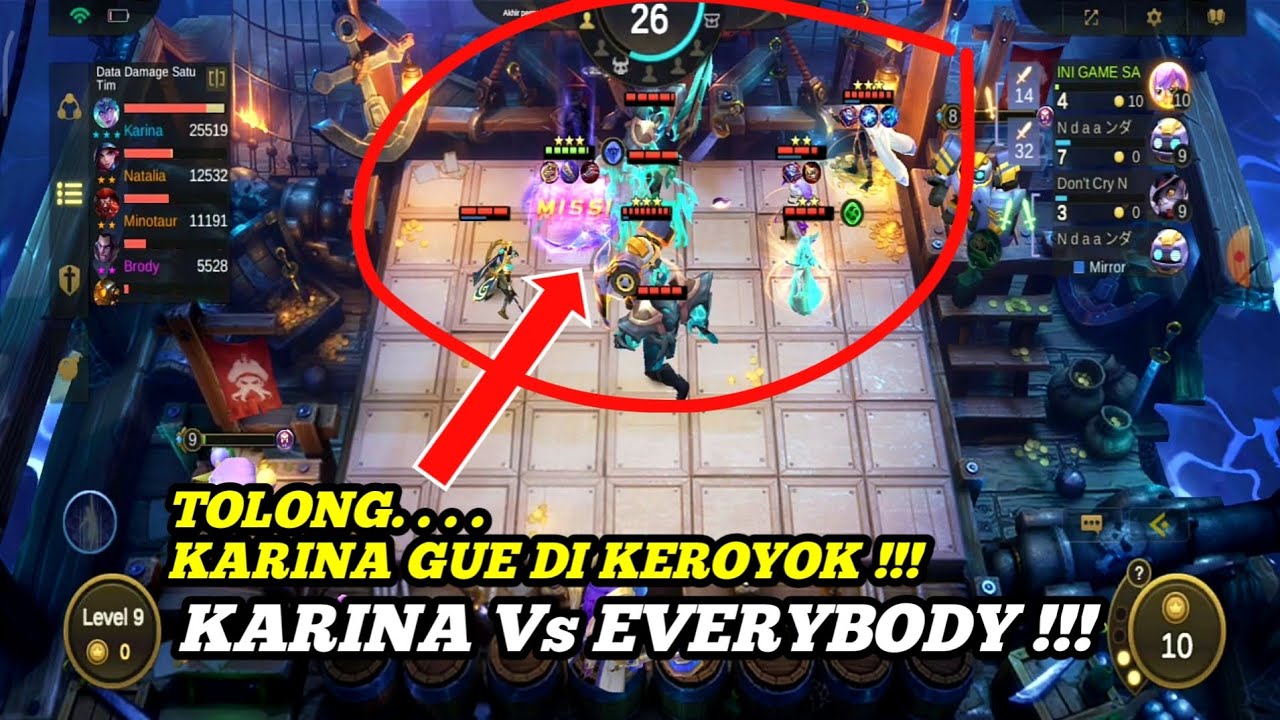 KARINA Vs EVERYBODY GAK MATI MATI !!! HYPER KARINA 6 ASTRO 4 ASSASIN 4 ...
