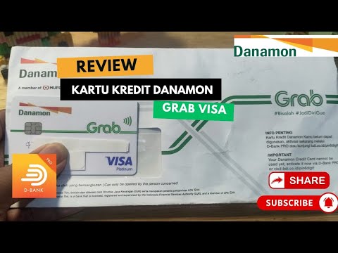 REVIEW & UNBOXING KARTU KREDIT BANK DANAMON GRAB | 2025 - YouTube