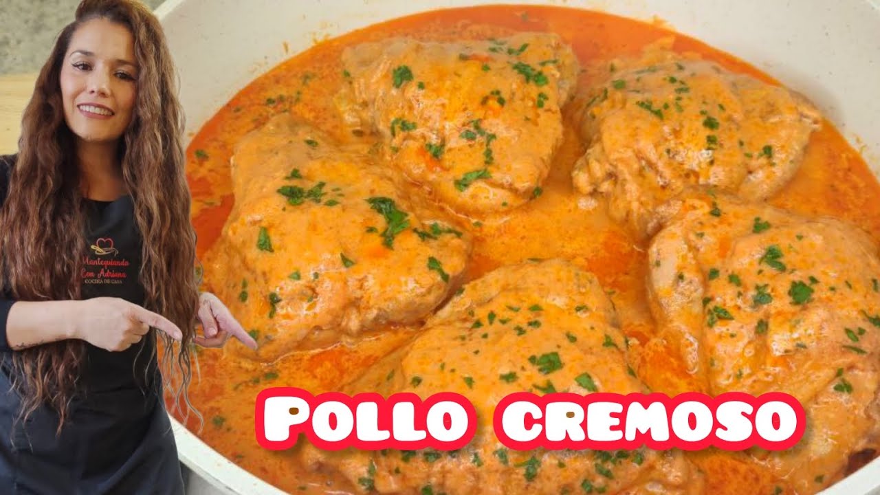 cómo hacer POLLO CREMOSO TE VA A ENCANTAR!! FÁCIL DE PREPARAR Y SUPER ...