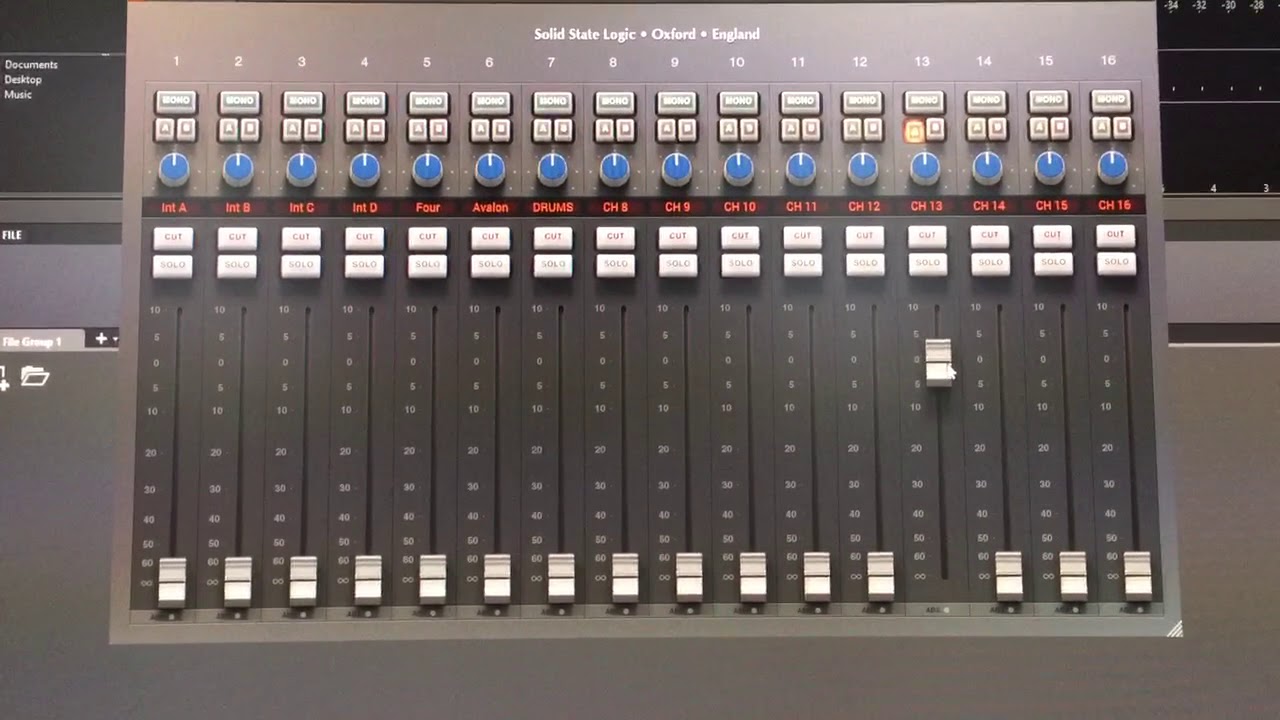 SSL SIGMA Delta in Wavelab - YouTube