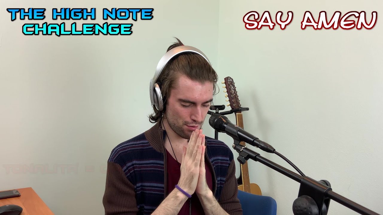 SAY AMEN - High Note Challenge - Panic! At Disco - Cover - YouTube
