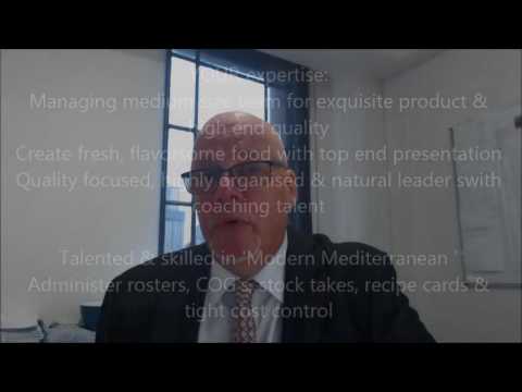 2 Culinary Appointments- Head Chef $90 & Souschef $75- Sydney - YouTube