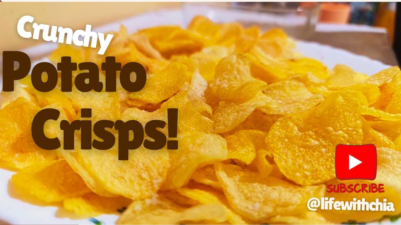 How to Make Crunchy Potato Crisps | Homemade Snack | Watch Till The End ...