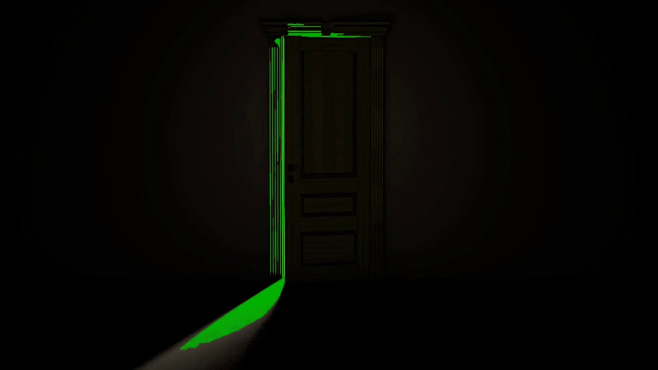 Dark Room With Spooky Squeaking Door green screen - YouTube