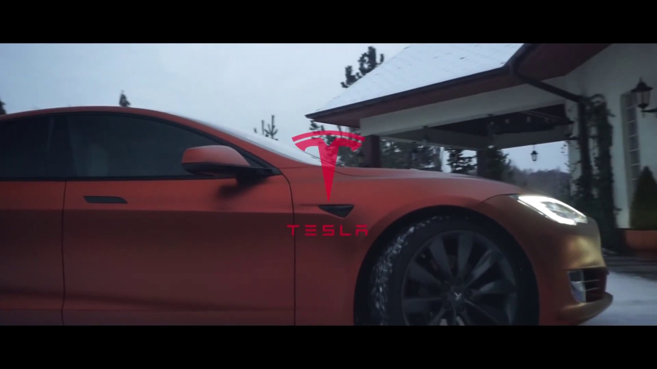 Tesla Model S wrapped Autumn Fire KPMF by Autostylizacja - YouTube
