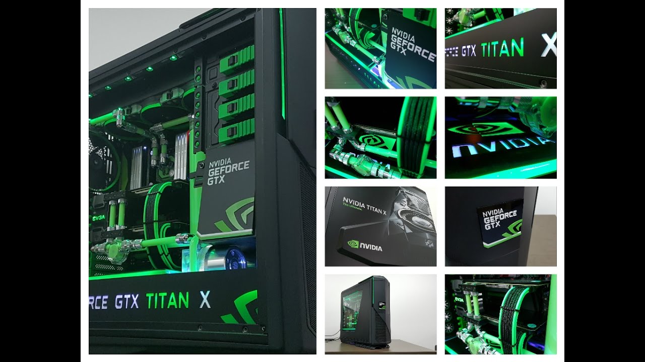 Titan X Pascal SLI Liquid-Cooled Build, Match Looks with Performance - [E]xcelsior [M]axi[MA ...