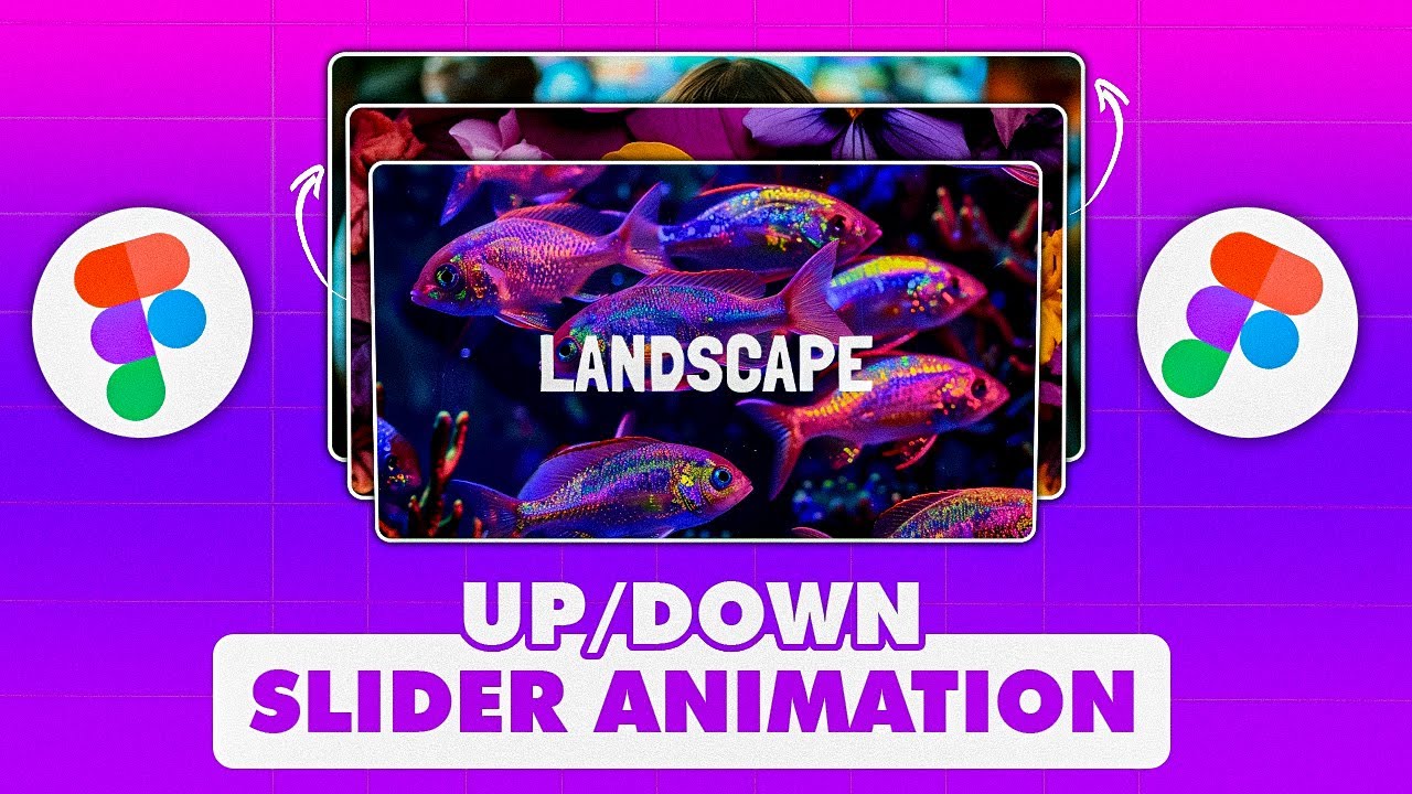 How to Create an Up and Down Image Slider in Figma | Animation Tutorial ...