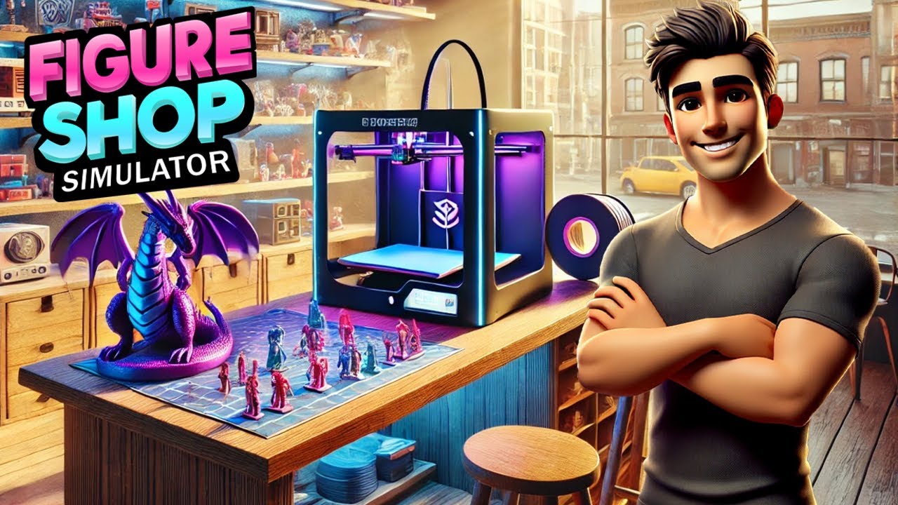 Figure Shop Simulator Demo - First Look - 3D Printing Store - YouTube