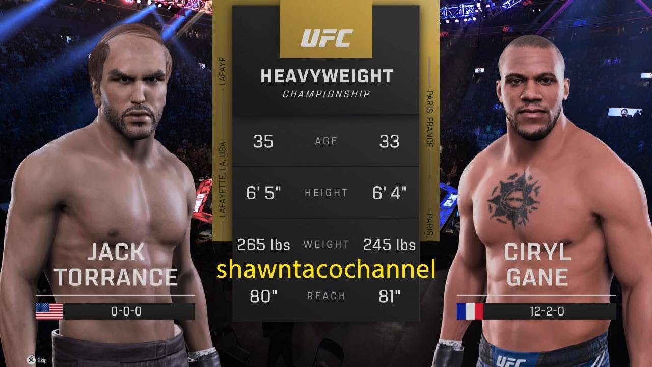 EA SPORTS UFC 5 Jack Torrance 🆚Ciryl Gane - YouTube