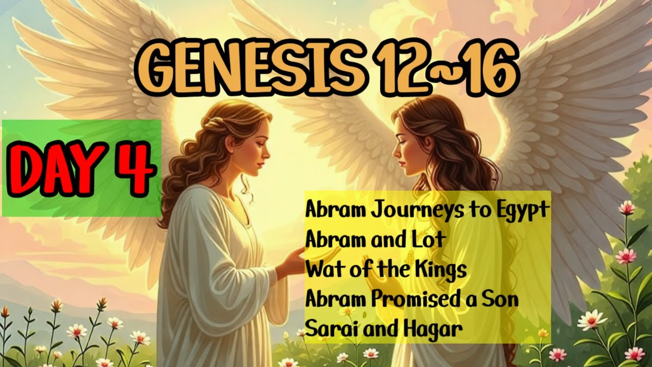 BIBLE ENGLISH / GENESIS 12~16, Abram Journeys to Egypt ~ Sarai and ...