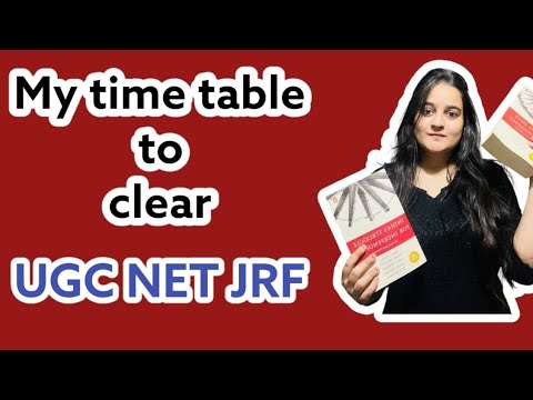 Time table for study | Time table for UGC NET JRF | Time table kaise ...