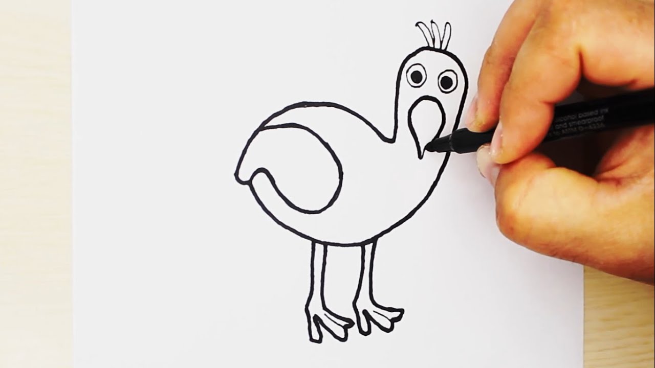 How to Draw OPILA BIRD / Garten of Banban 4 / Easy Drawing - YouTube