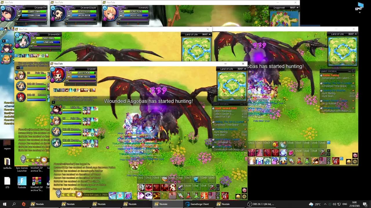 Nostale New Lod act8 Family Thailand_TEAM C30-59 - YouTube