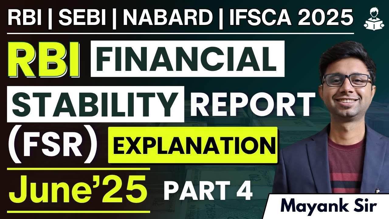 RBI Financial Stability Report June 2025 | FSR June 2025 MCQs - 4 ...