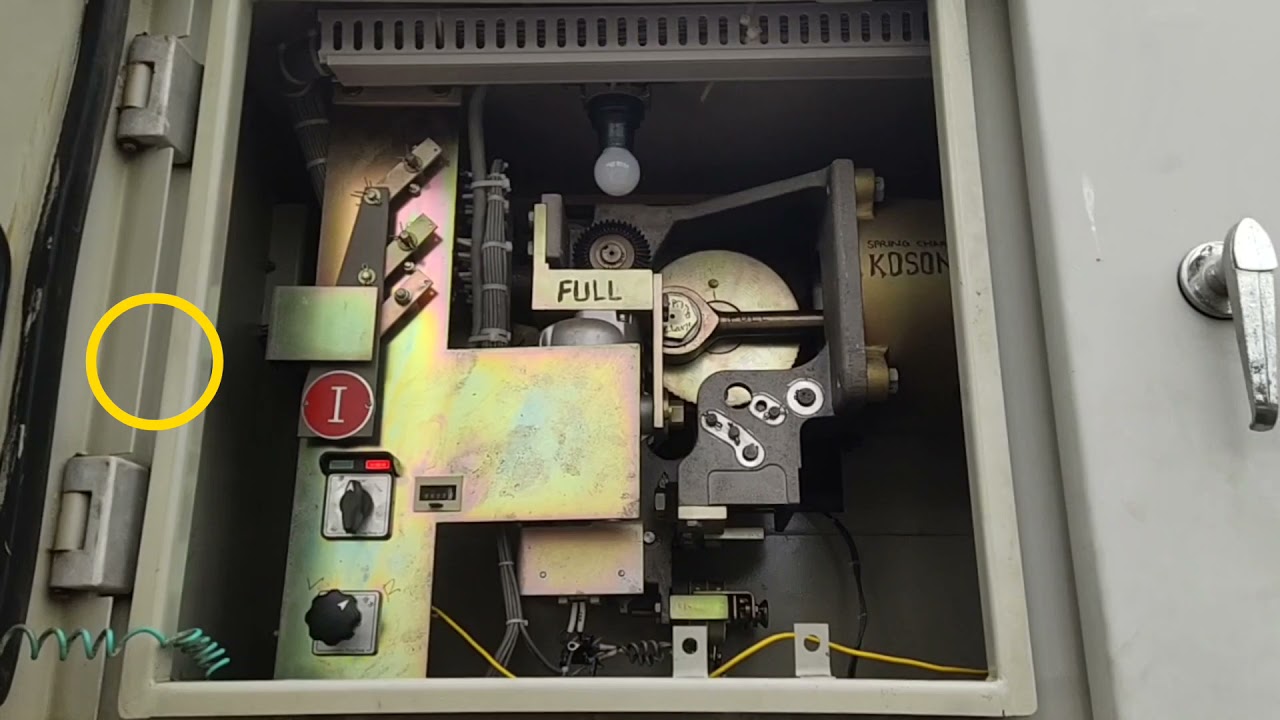 Cara masukkan PMT 150kV tanpa Closing Coil atau Lokal Mekanik - YouTube