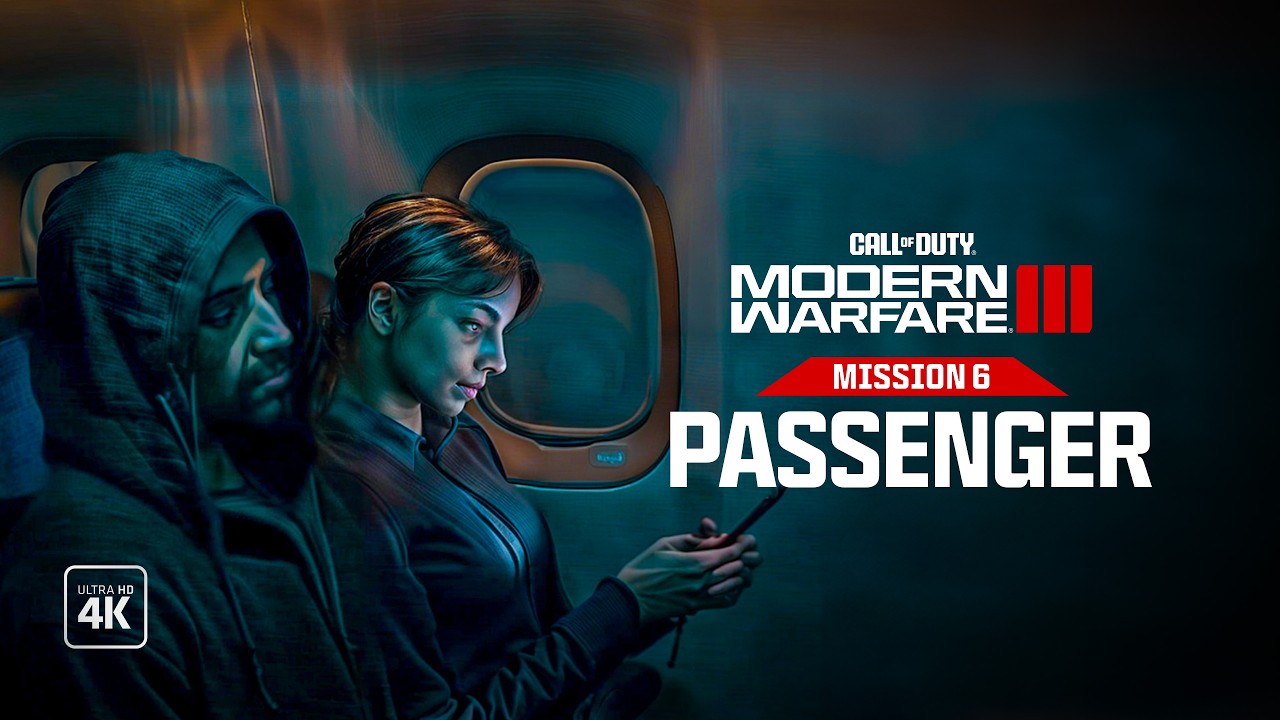 #CODMWIII | Mission 6 | Passenger | [4K/60FPS] #gameplay - YouTube