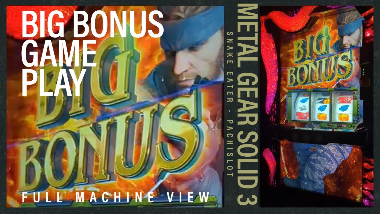 Metal Gear Solid 3 Pachislot - SNAKE EATER BIG BONUS Gameplay - Full ...