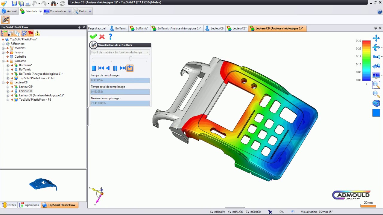 TopSolid'PlasticFlow - Lecteur CB - YouTube