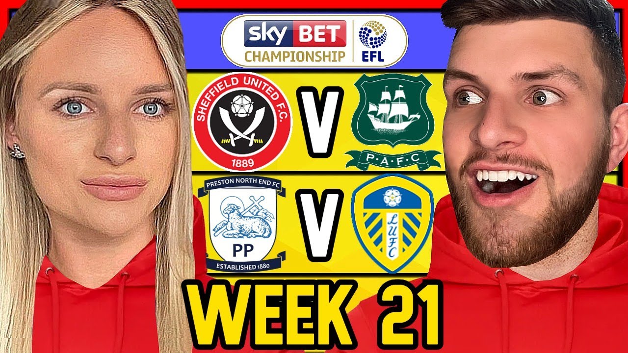CHAMPIONSHIP WEEK 21 PREDICTIONS - YouTube