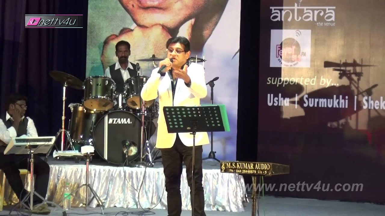Amith Kumar Performance in Baba Mere Album Launch at Chennai - YouTube