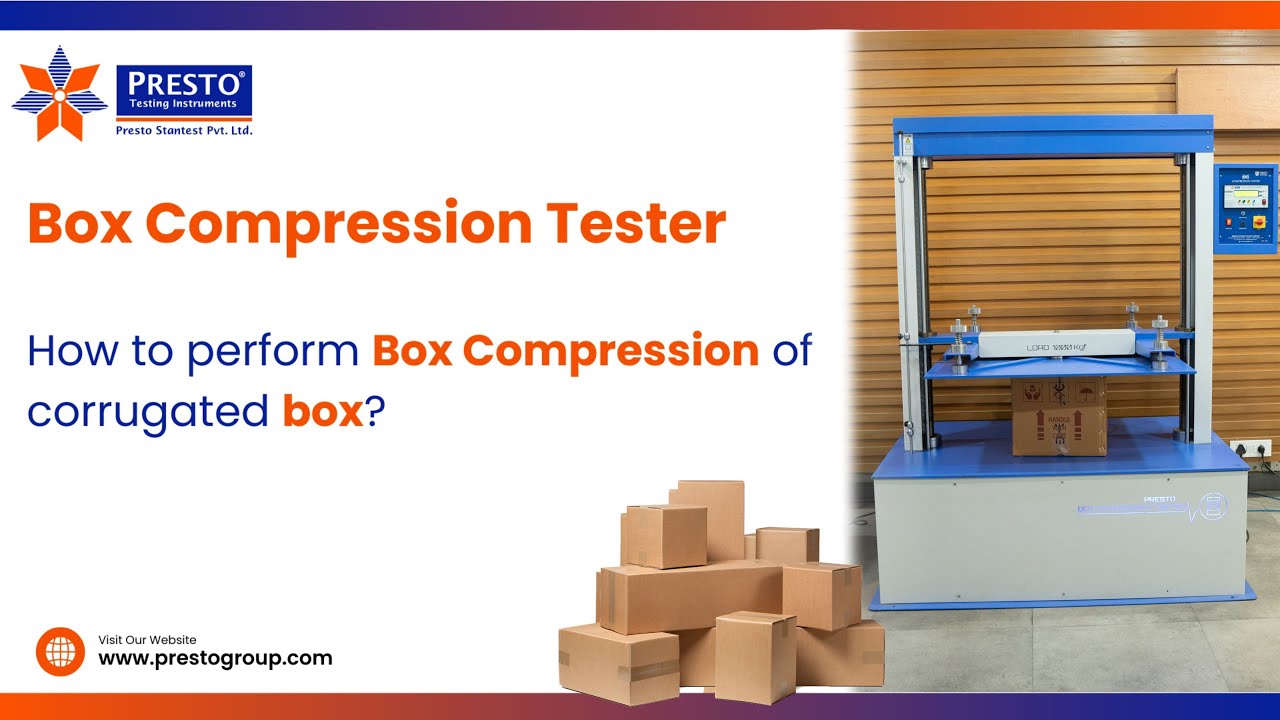 How to Check Box Compression Strength || Box Compression Strength ...