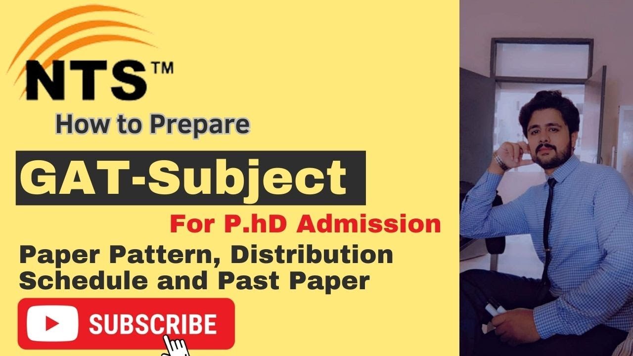 GAT Subject Test | NTS Preparation Guidelines | Syllabus - YouTube
