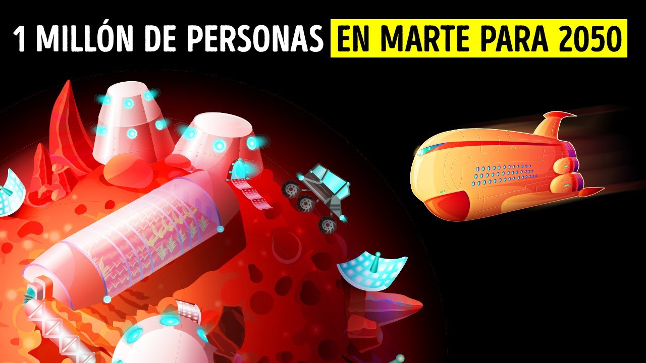 Ciudad de 1 millón de personas en Marte antes de 2050, ese es el plan ...