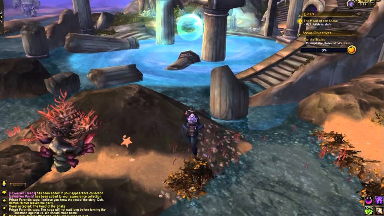 WoW quest - The Head of the Snake - YouTube