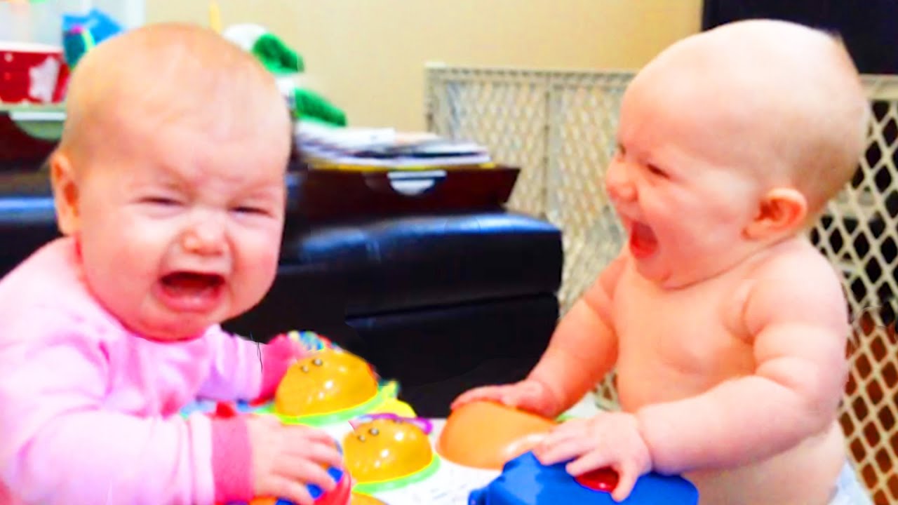 Cutest Twins Baby Playing Together - Twins Baby Video - YouTube