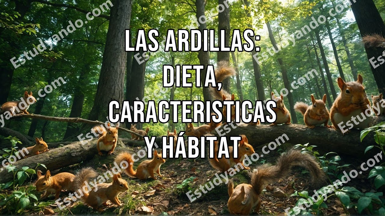 Las Ardillas: Dieta, características y hábitat - YouTube