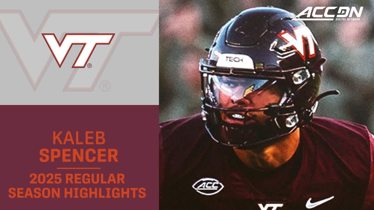 Kaleb Spencer 2025 Regular Season Highlights | Virginia Tech Linebacker ...