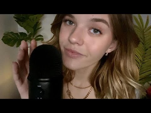 ASMR Repeating "Just A Little Bit" (close up whispers + hand movements ...