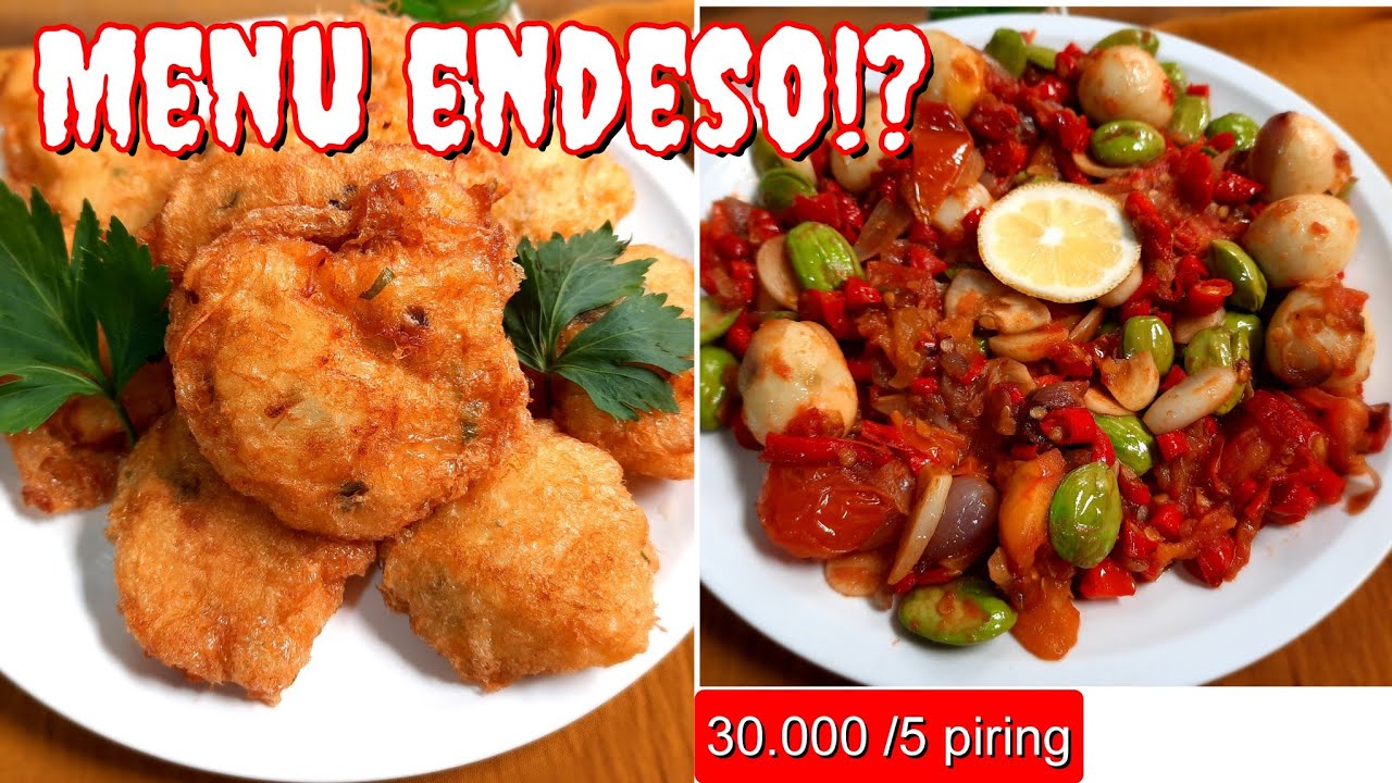 menu NDESO!? PERKEDEL SINGKONG+TUMIS PETE TELUR puyuh /menu masakan ...
