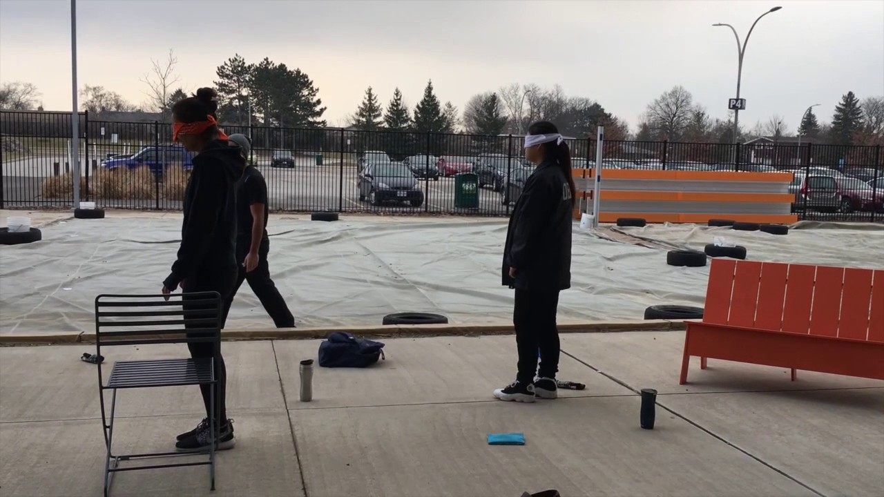 Team building activity, Trust walk - YouTube