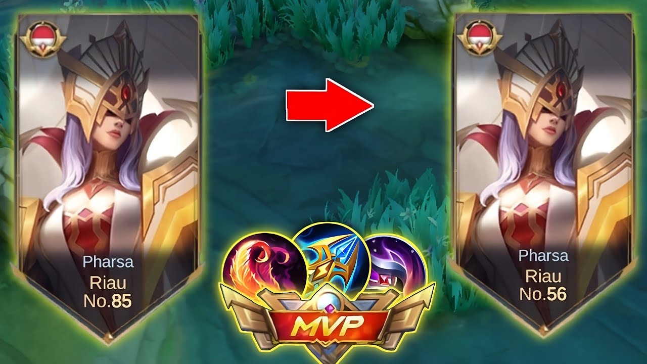 PUSH MMR PHARSA SOLO RANK IS REAL‼️BEST BUILD & EMBLEM PHARSA - MLBB ...