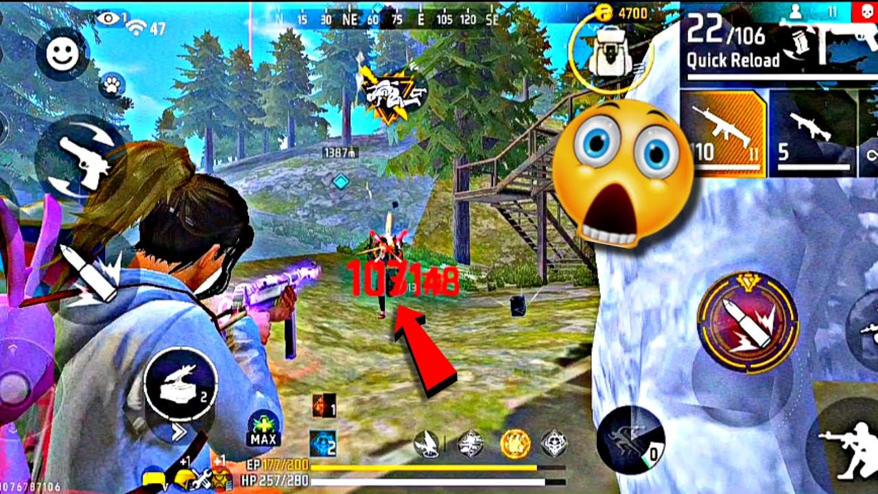 When Did Free Fier Game Play Full Video | Solo Vs Squad [ 99% Headshot ...