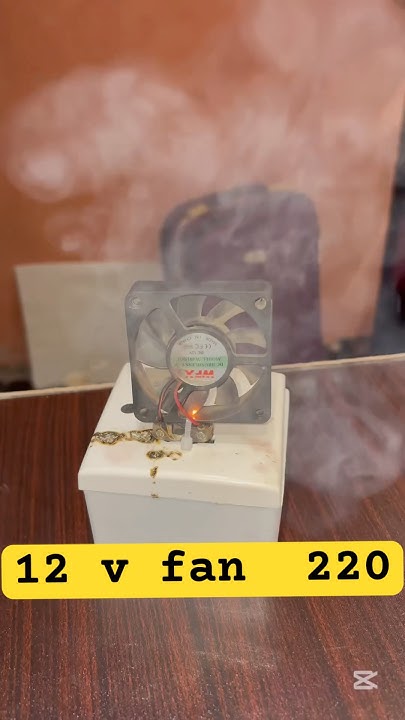 12 v fan blast 220 volt #electricion #youtubeshorts - YouTube