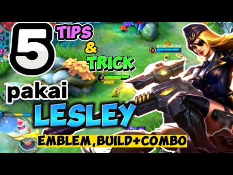 Cara main lesley mobile legends 2023 terbaru||build lesley dan tutorial lesley terbaru - YouTube