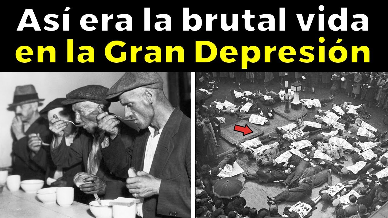 La Trágica Historia del Crack del 29 y la Gran Depresión - YouTube