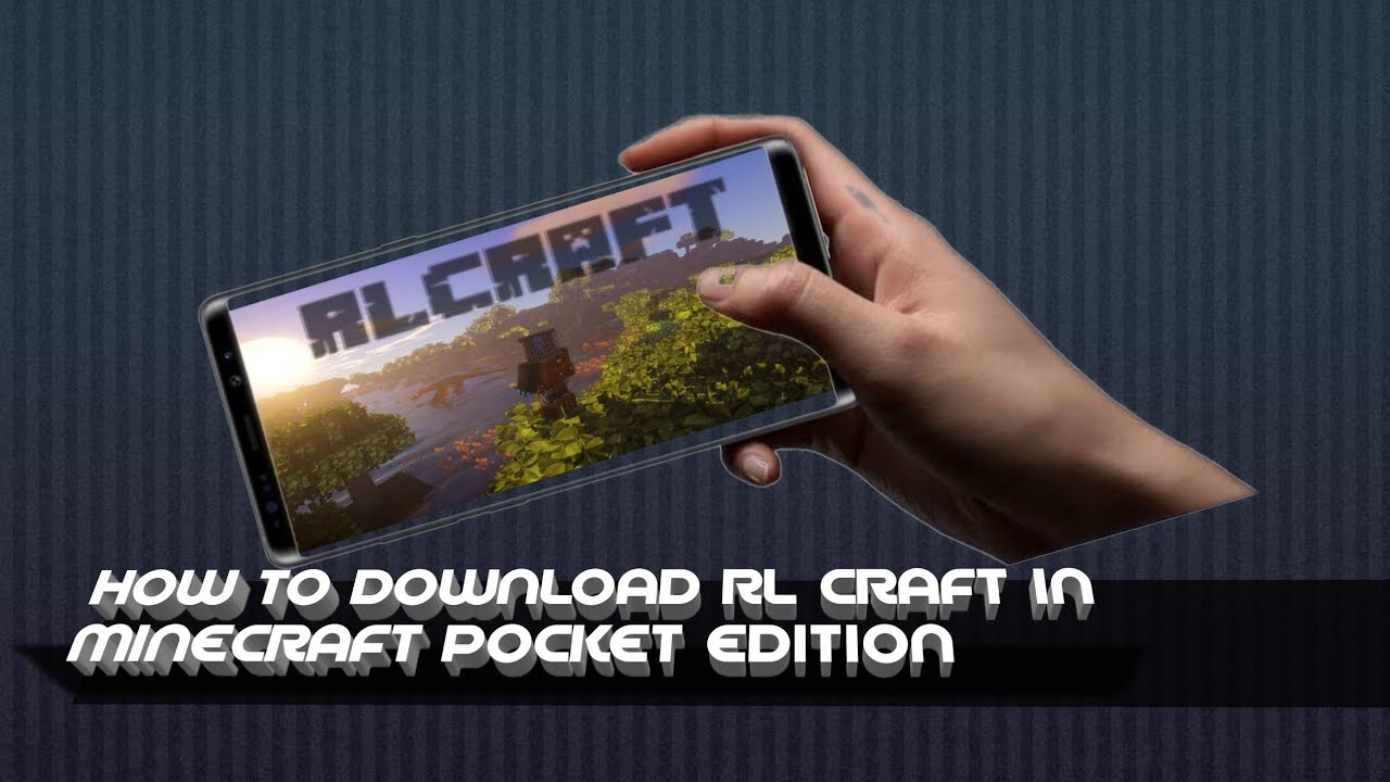 How to download RL craft in Minecraft pocket edition||LSB STUDIO GAMING ...