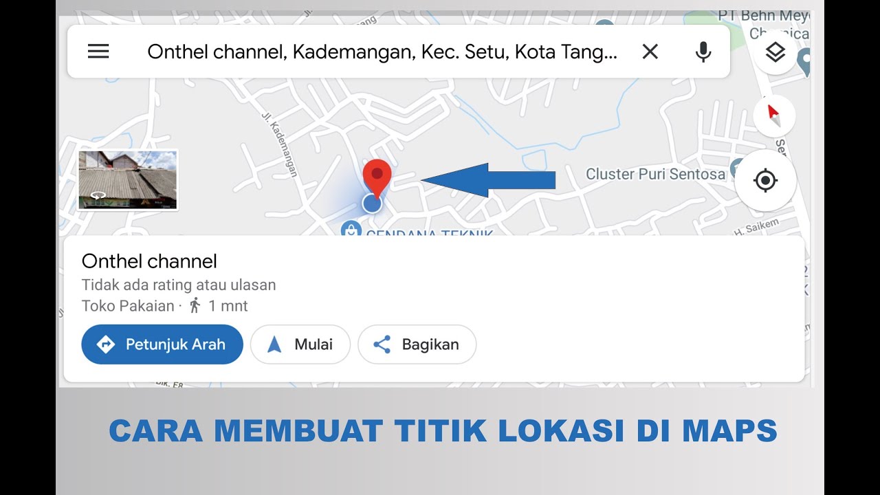 Membuat Titik Lokasi Di Google Maps - YouTube