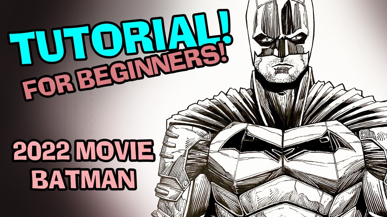 How To Draw The 2022 Movie Batman! Very Easy! - YouTube