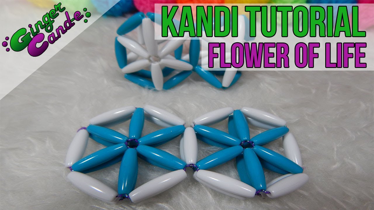 Flower of Life Cuff - [Kandi Tutorial] | @GingerCandE - YouTube
