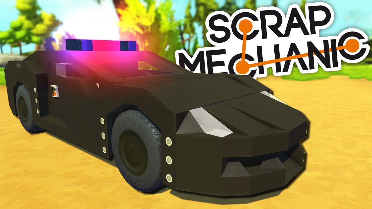 Scrap Mechanic CREATIONS - 9 AMAZINGLY DETAILED POLICE CARS! - YouTube