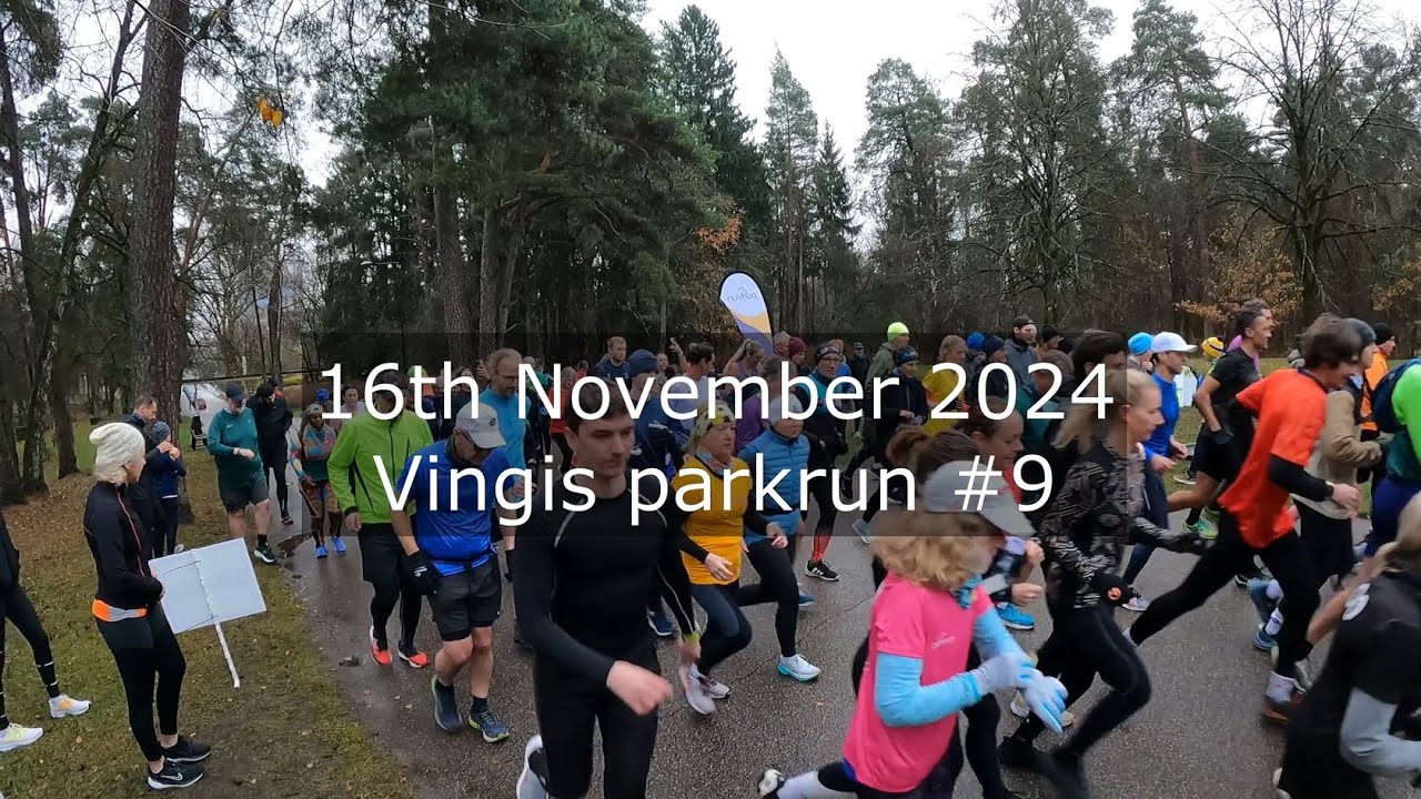 Vingis parkrun, #9 - November 16th 2024 (fast) - YouTube
