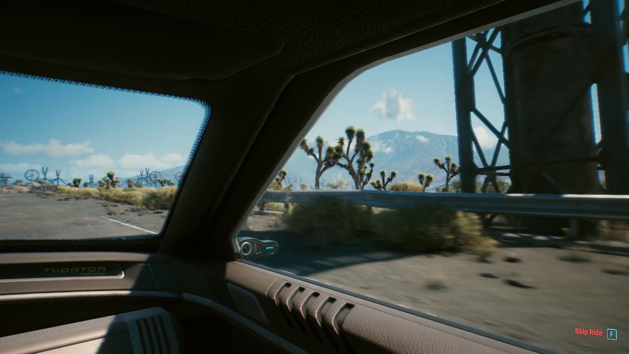 Cyberpunk 2077 Car ride with Panam - YouTube
