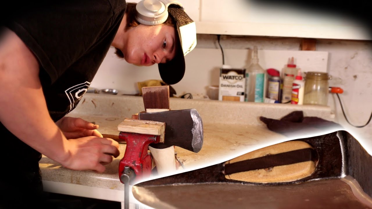 The Best Way To Hang An Axe - YouTube