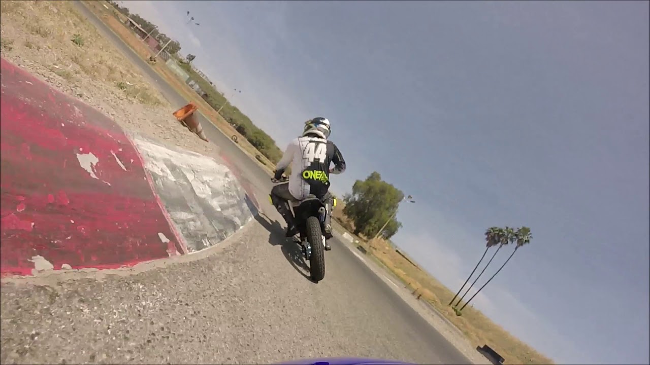 Flat-Track Tire test at Adams - YouTube