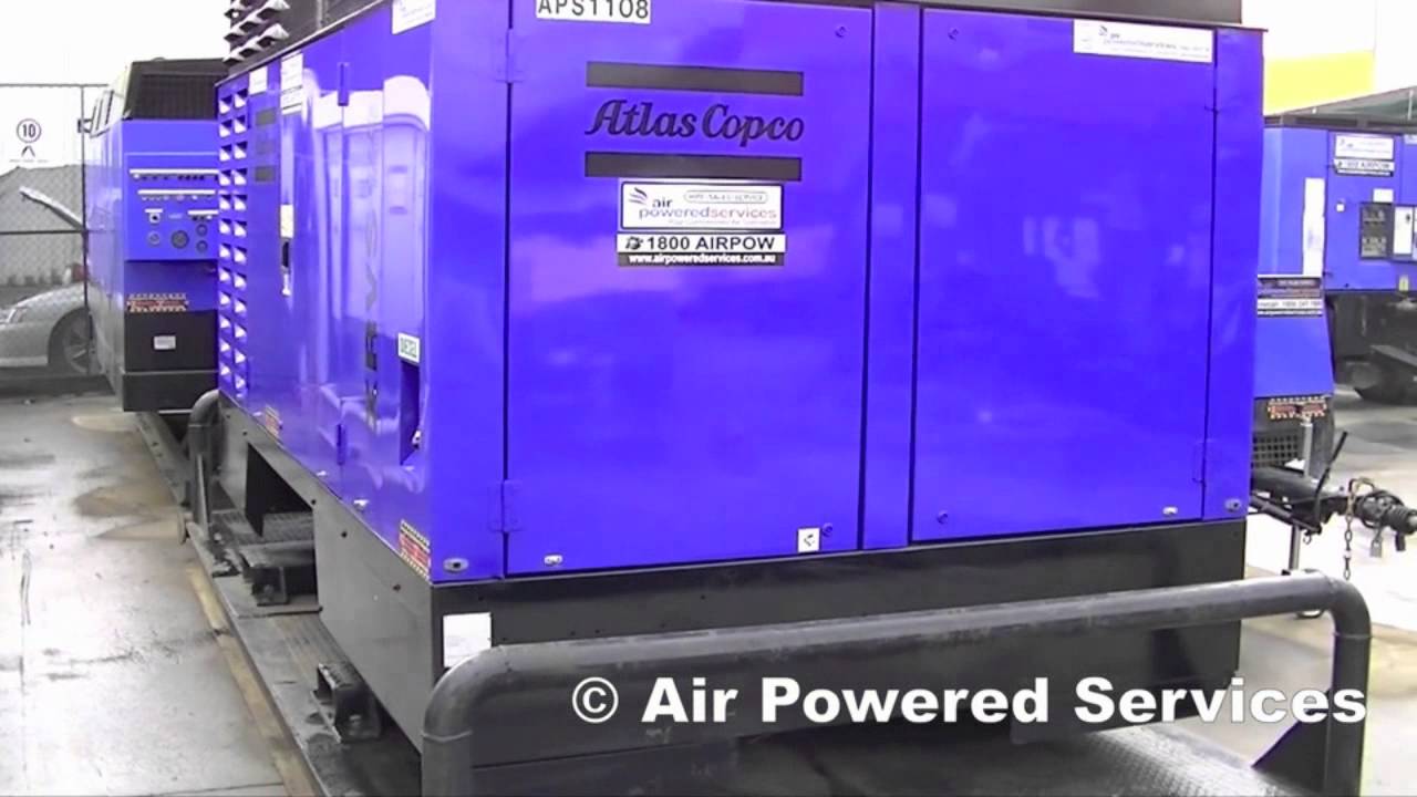 900cfm x 350psi Large Diesel Air Compressor available from Air Powered ...